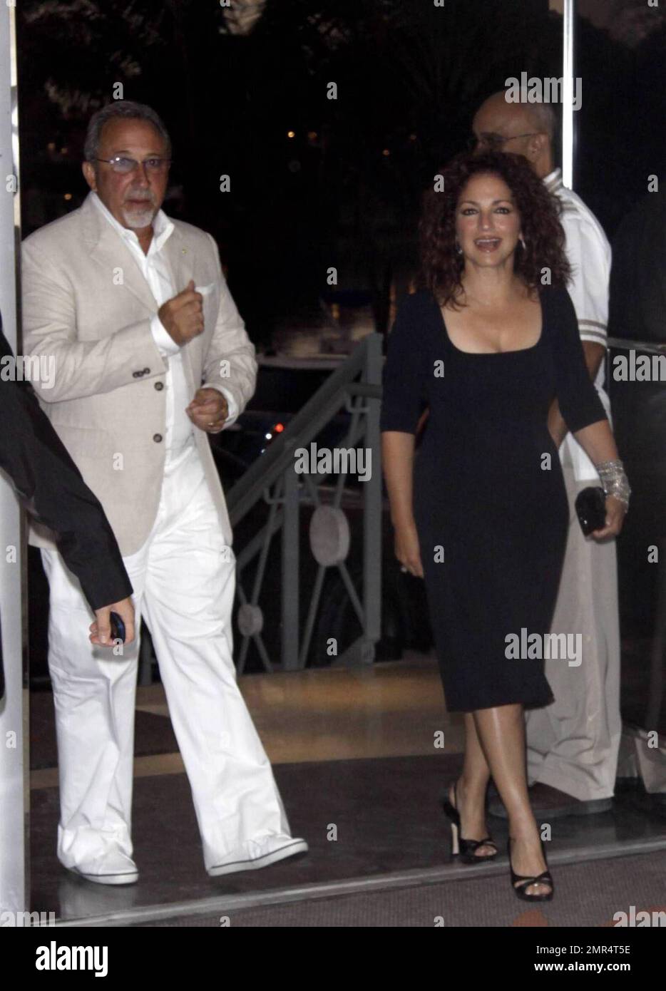Gloria Estefan is joined by her husband, Emilio Estefan, actors Andy ...