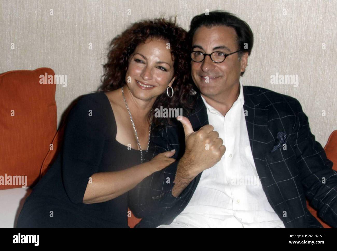 Gloria Estefan is joined by her husband, Emilio Estefan, actors Andy ...