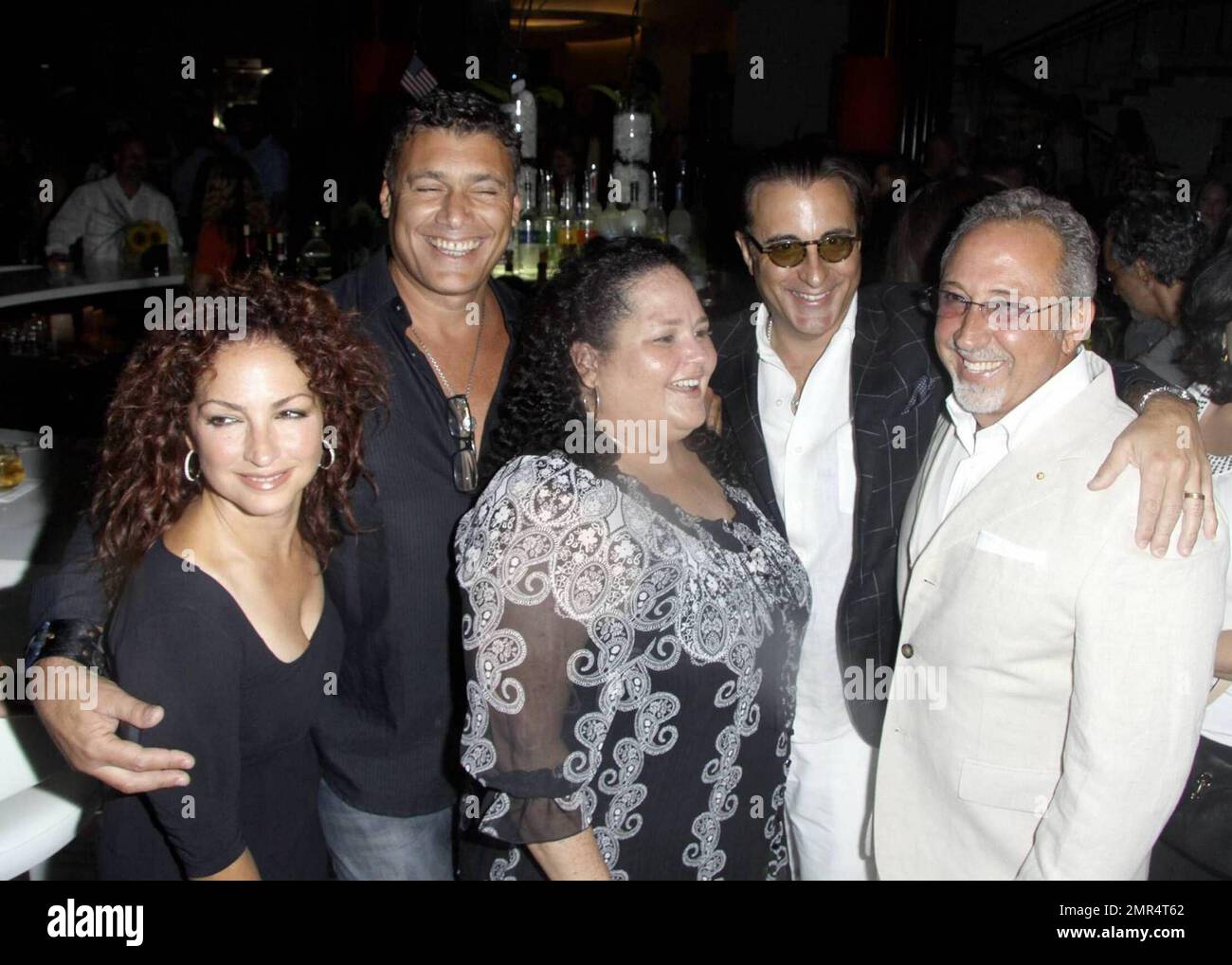 Gloria Estefan is joined by her husband, Emilio Estefan, actors Andy ...