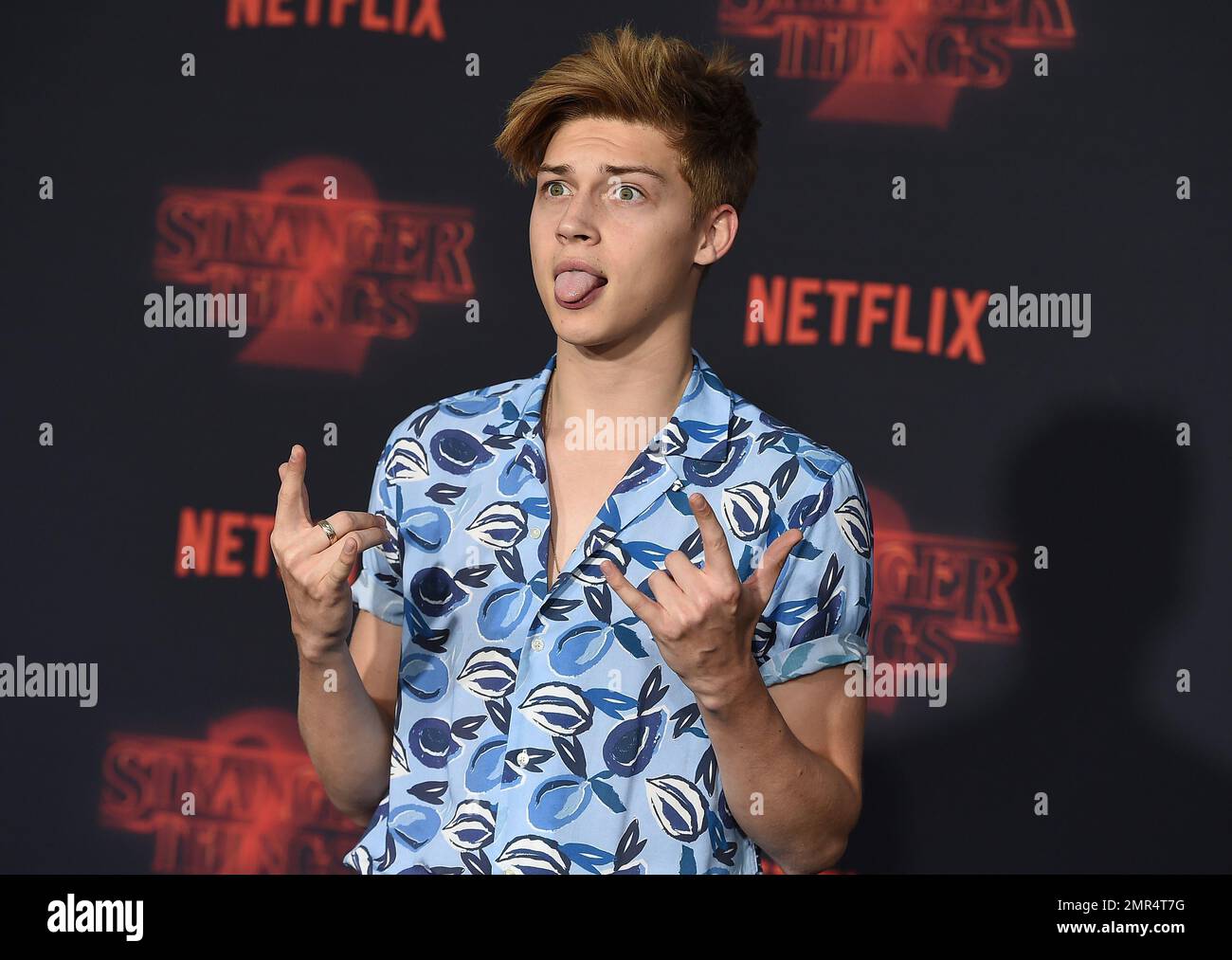 Ricky Garcia arrives at the Los Angeles premiere of "Stranger Things ...