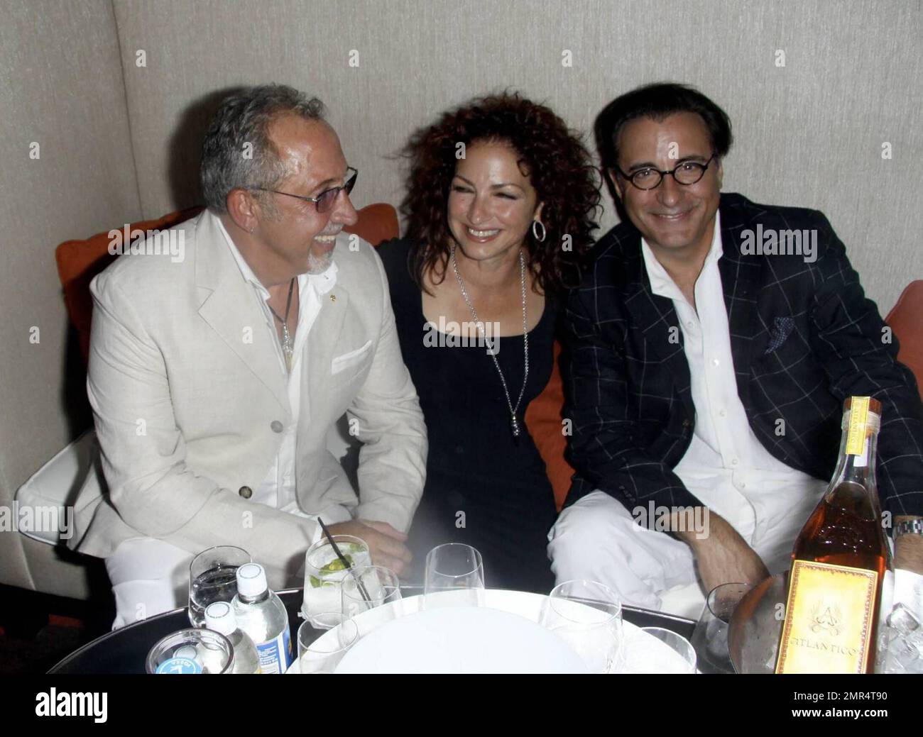 Gloria Estefan is joined by her husband, Emilio Estefan, actors Andy ...
