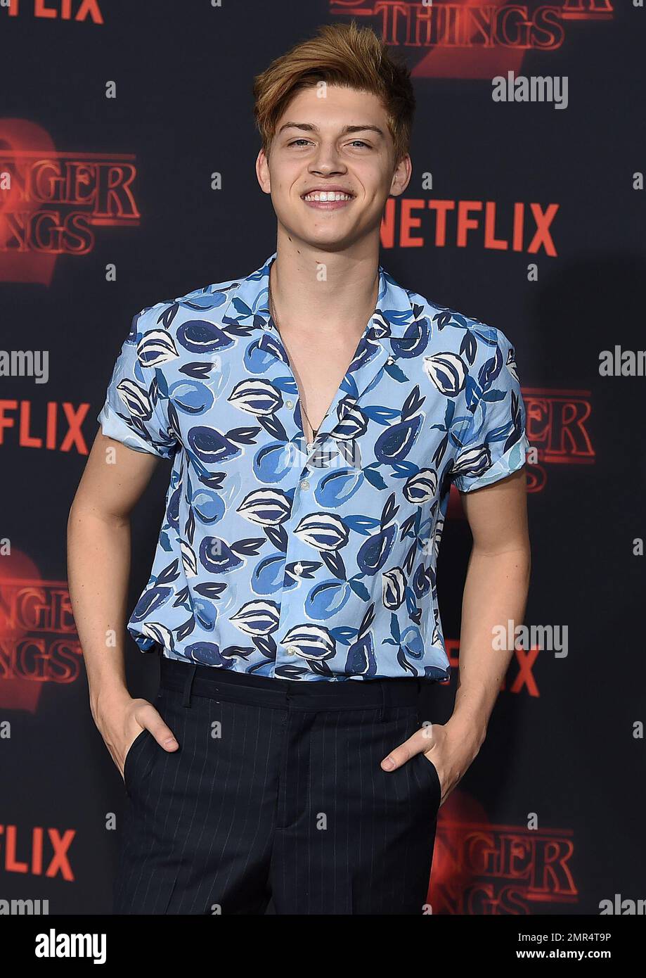Ricky Garcia arrives at the Los Angeles premiere of "Stranger Things ...