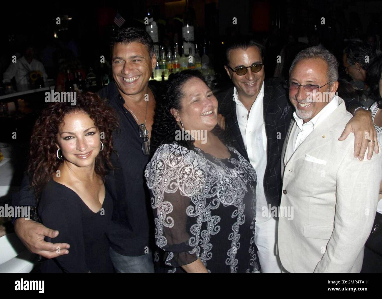 Gloria Estefan is joined by her husband, Emilio Estefan, actors Andy ...