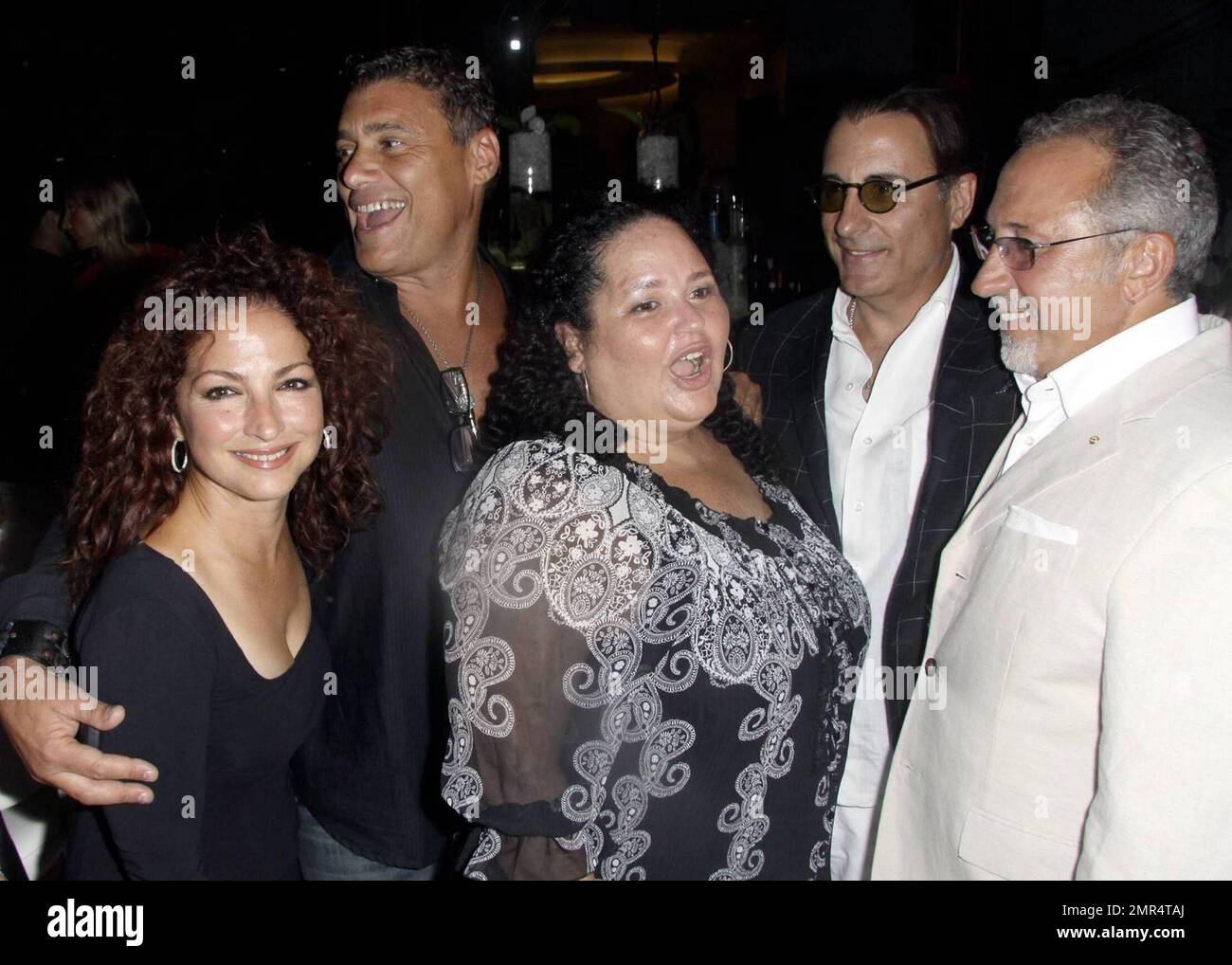 Gloria Estefan is joined by her husband, Emilio Estefan, actors Andy ...