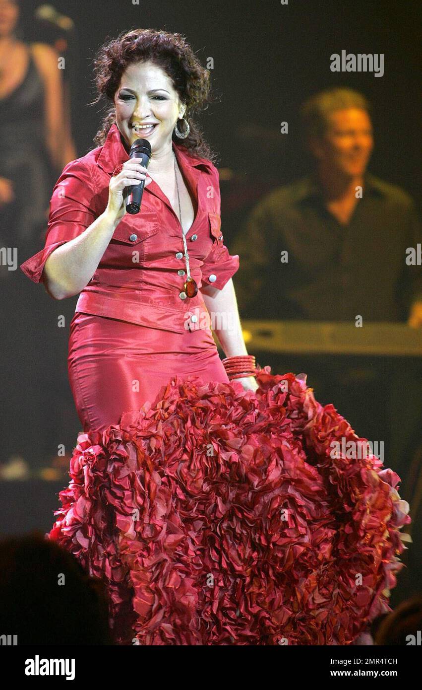 Legendary singer Gloria Estefan performs live in concert at the ...