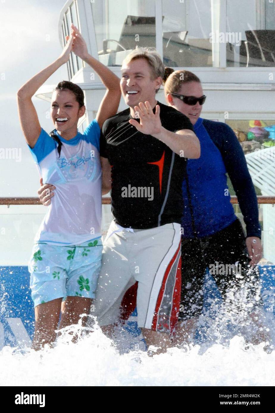 - Sam Champion and Melissa Rycroft unveil the world's largest cruise ...