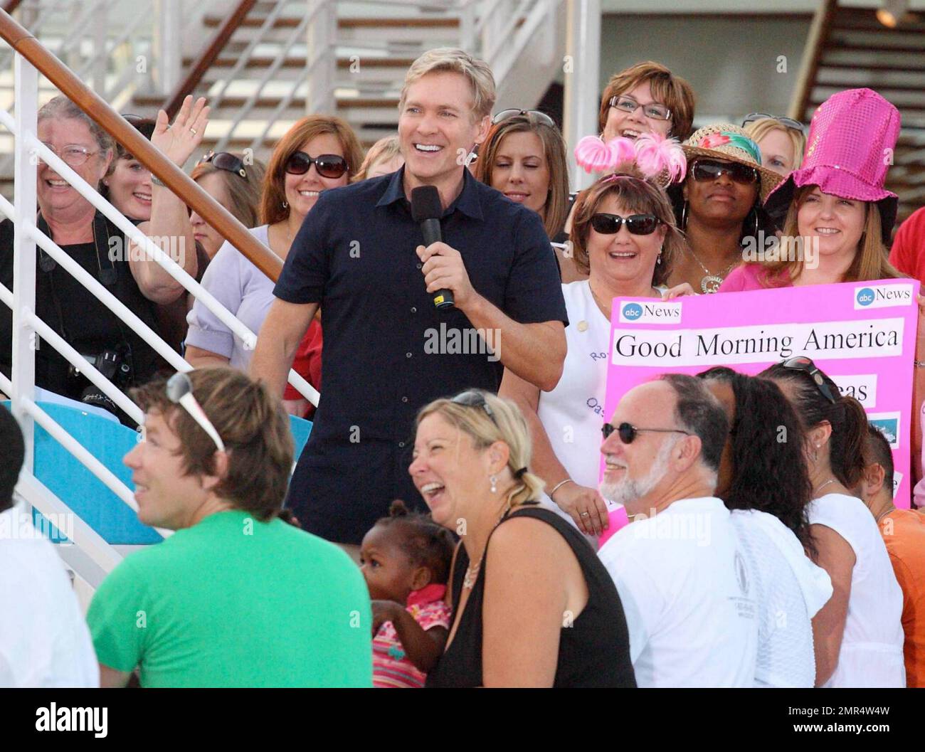 - Sam Champion and Melissa Rycroft unveil the world's largest cruise ...