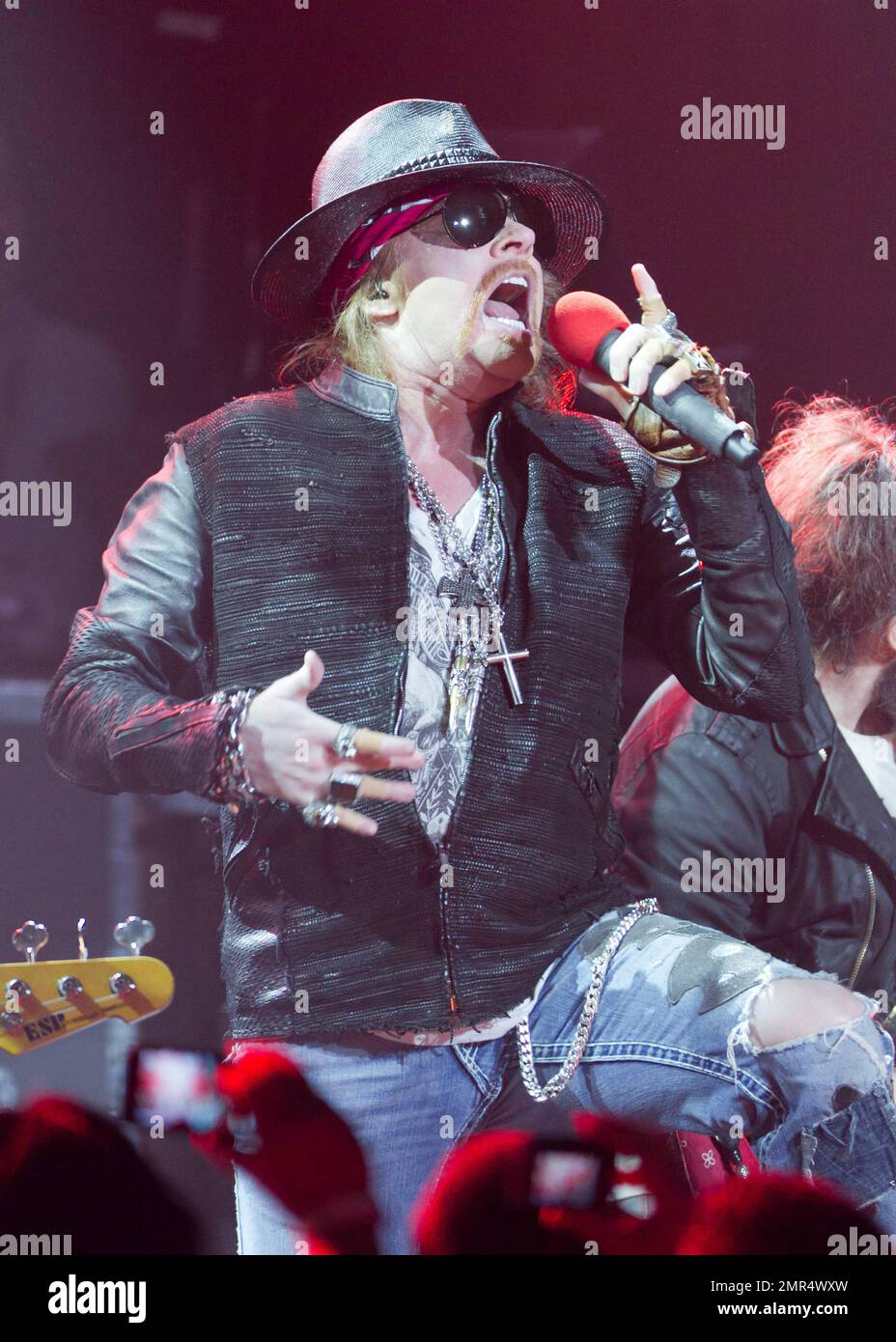 Guns N' Roses performs live in concert at the Fillmore Miami Beach ...