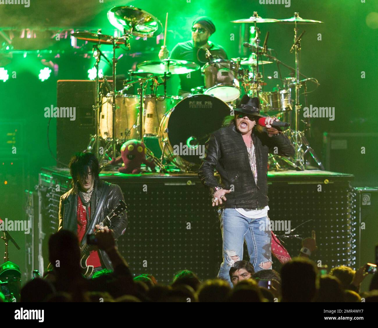Guns N' Roses performs live in concert at the Fillmore Miami Beach ...