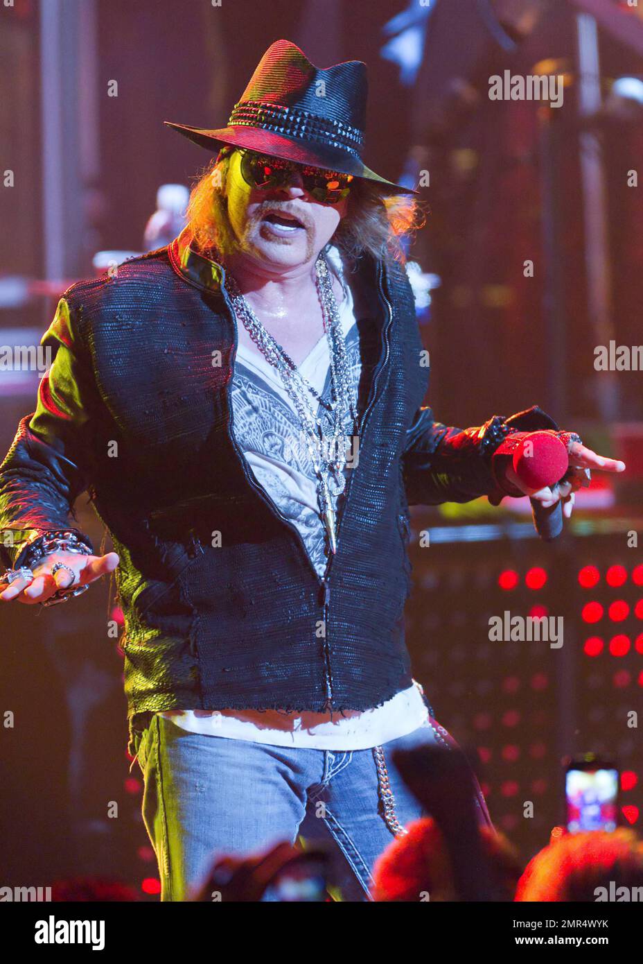 Guns N' Roses performs live in concert at the Fillmore Miami Beach ...