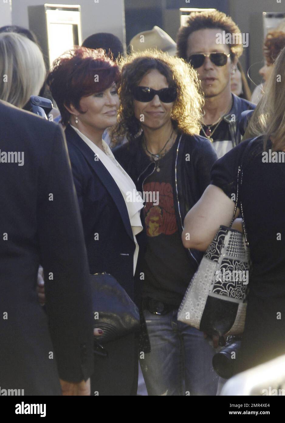 Sharon Osbourne, Linda Perry and Billy Morrison at the screening of ...