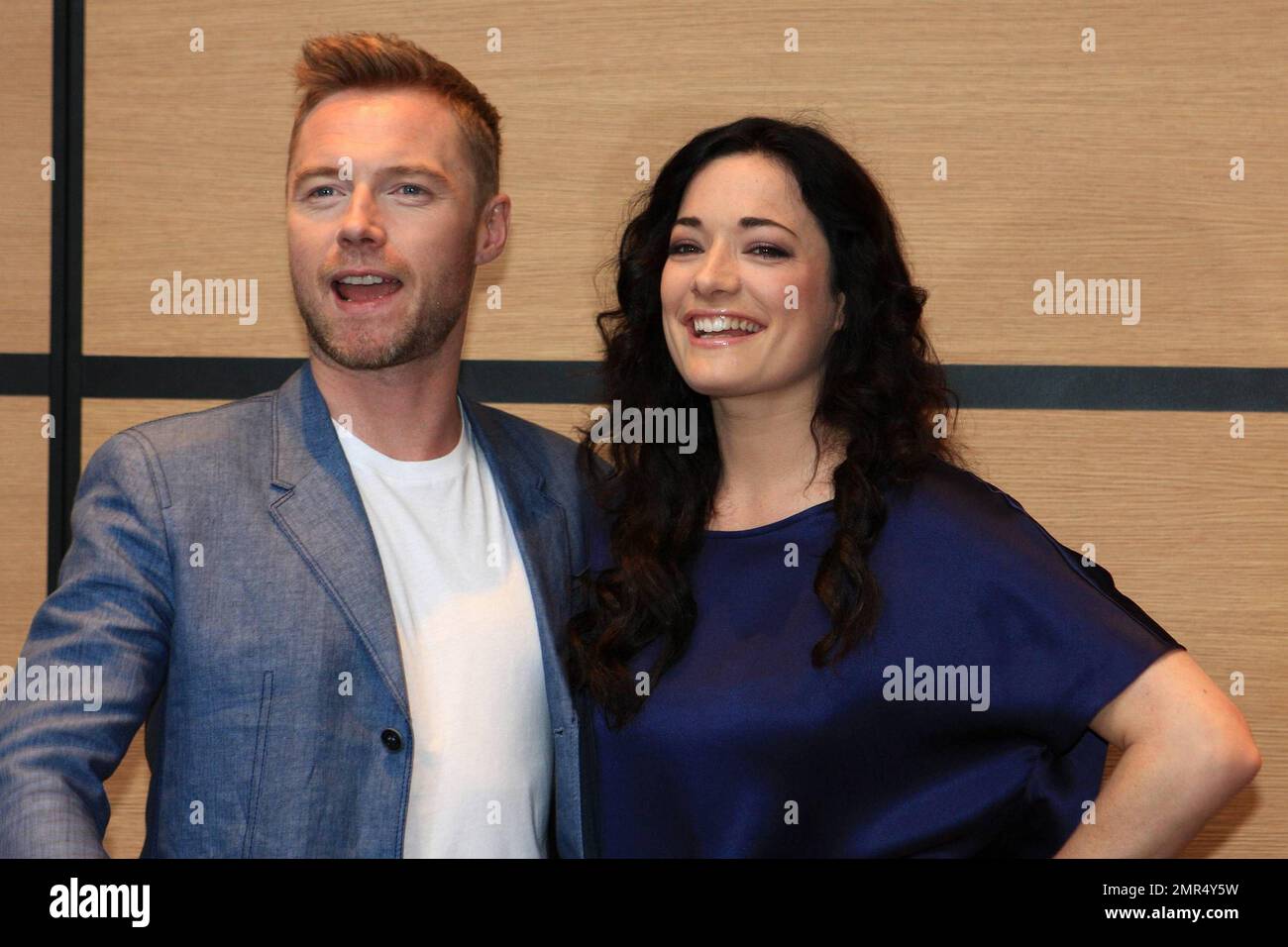Ronan Keating and Laura Michelle Kelly at the photocall for "Goddess ...