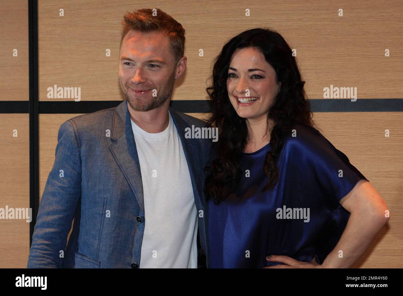 Ronan Keating and Laura Michelle Kelly at the photocall for "Goddess ...