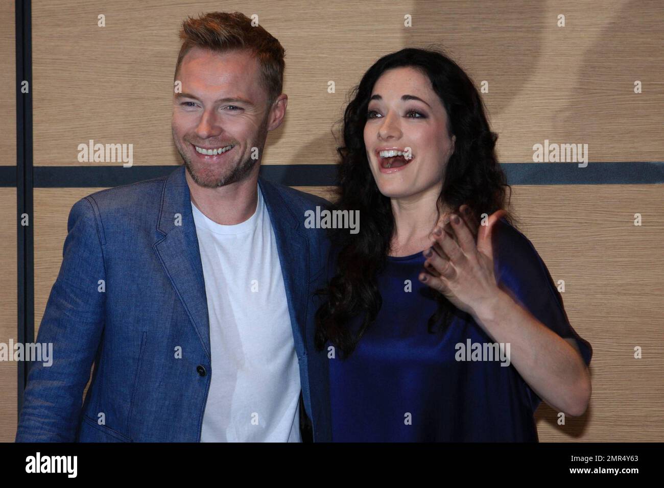 Ronan Keating and Laura Michelle Kelly at the photocall for "Goddess ...
