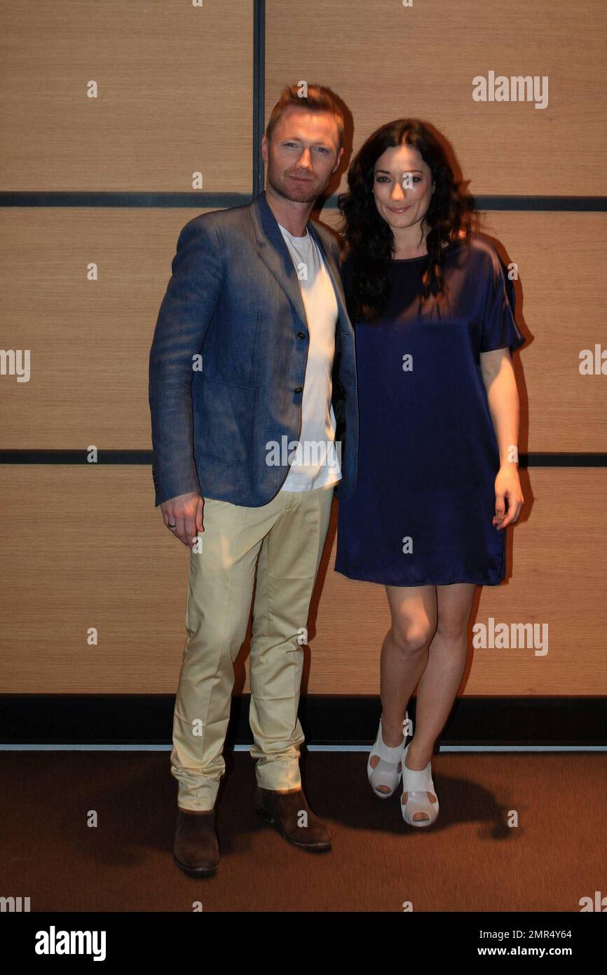 Ronan Keating and Laura Michelle Kelly at the photocall for "Goddess ...