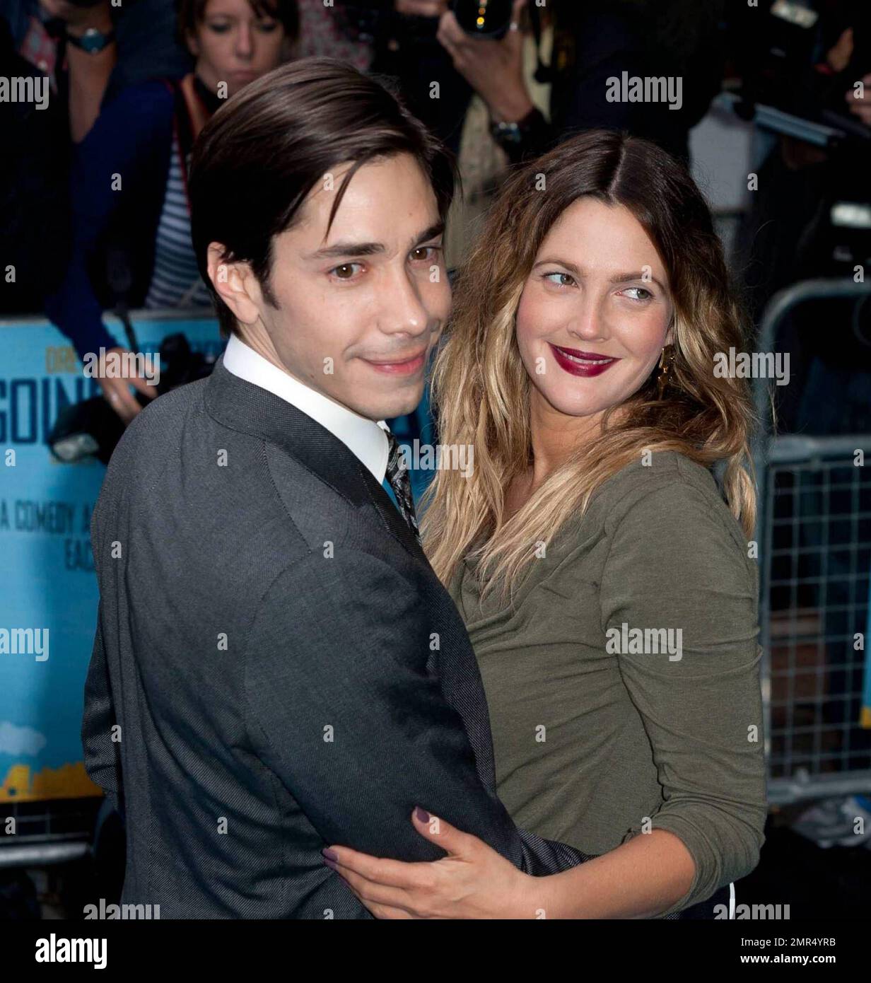 Drew Barrymore and Justin Long at the World Premiere of "Going The ...