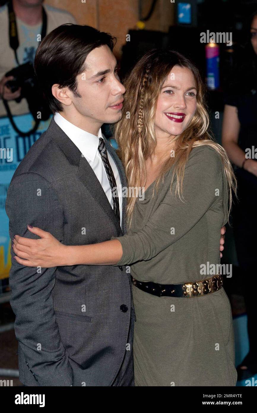 Drew Barrymore and Justin Long at the World Premiere of "Going The ...
