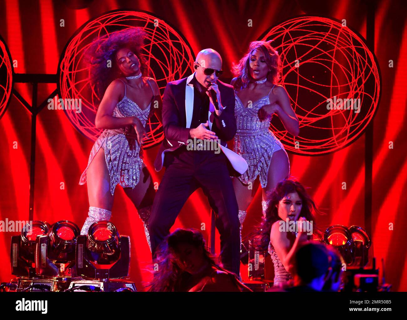 Pitbull performs "Boom Boom" at the Latin American Music Awards at the ...