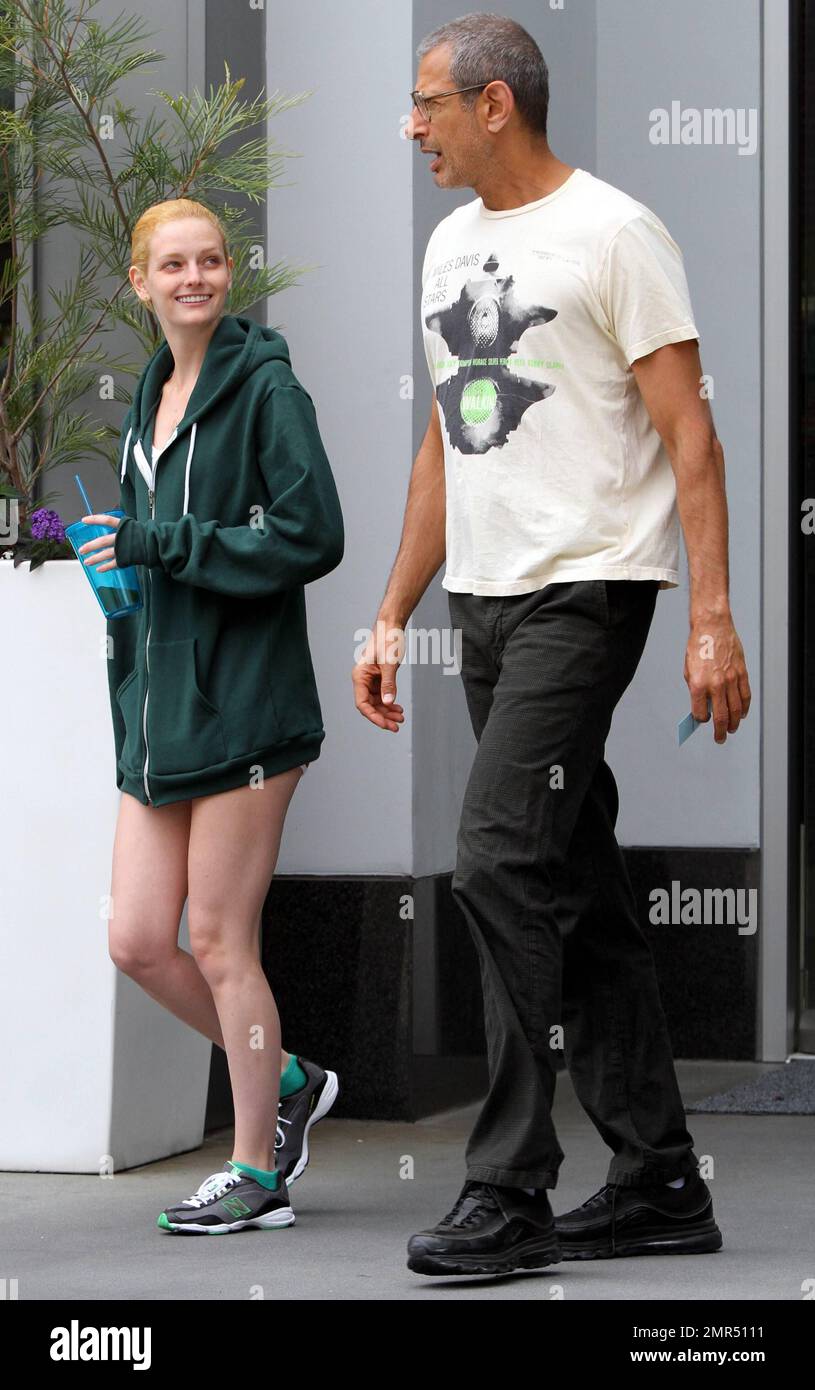 EXCLUSIVE!! "The Fly" and "Jurassic Park" star Jeff Goldblum, 58, and ...