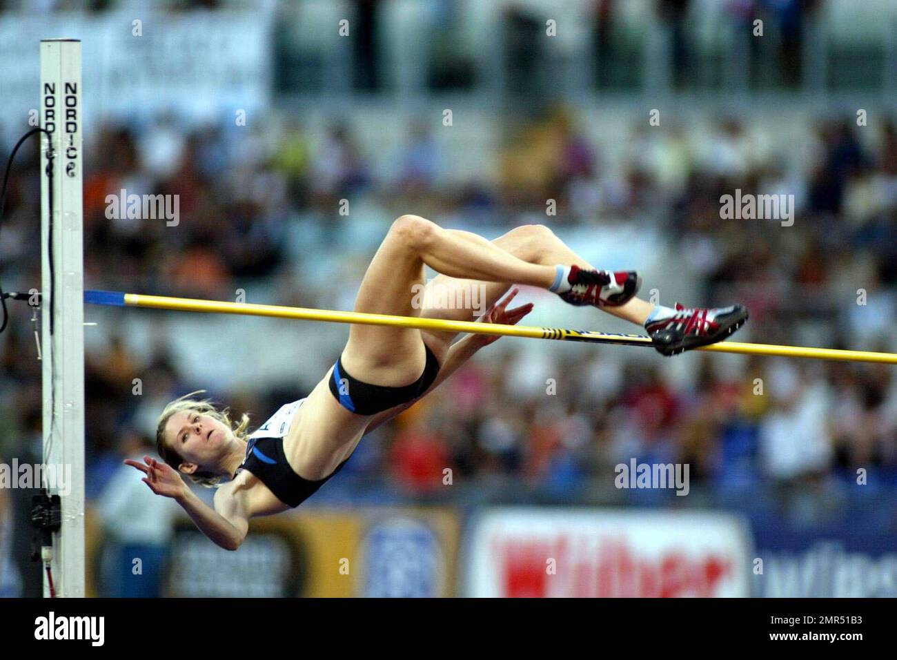 Athletes participate in The Golden Gala 2008 at the Olympic Stadium ...
