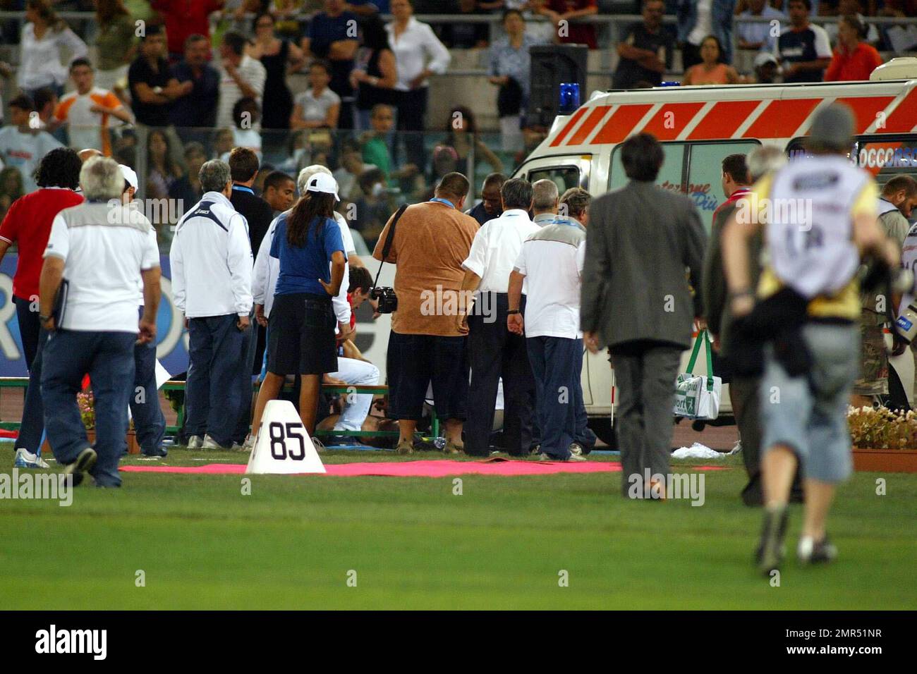 Golden Gala at the Olympic Stadium of Rome, the French Sdiri Salim on ...