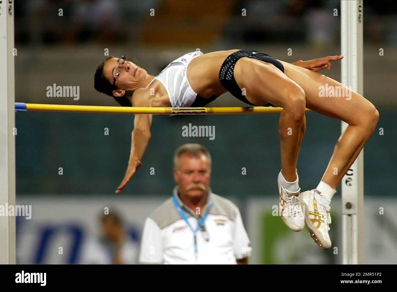 Golden Gala at the Olympic Stadium of Rome, Women's High Jump. Tia ...
