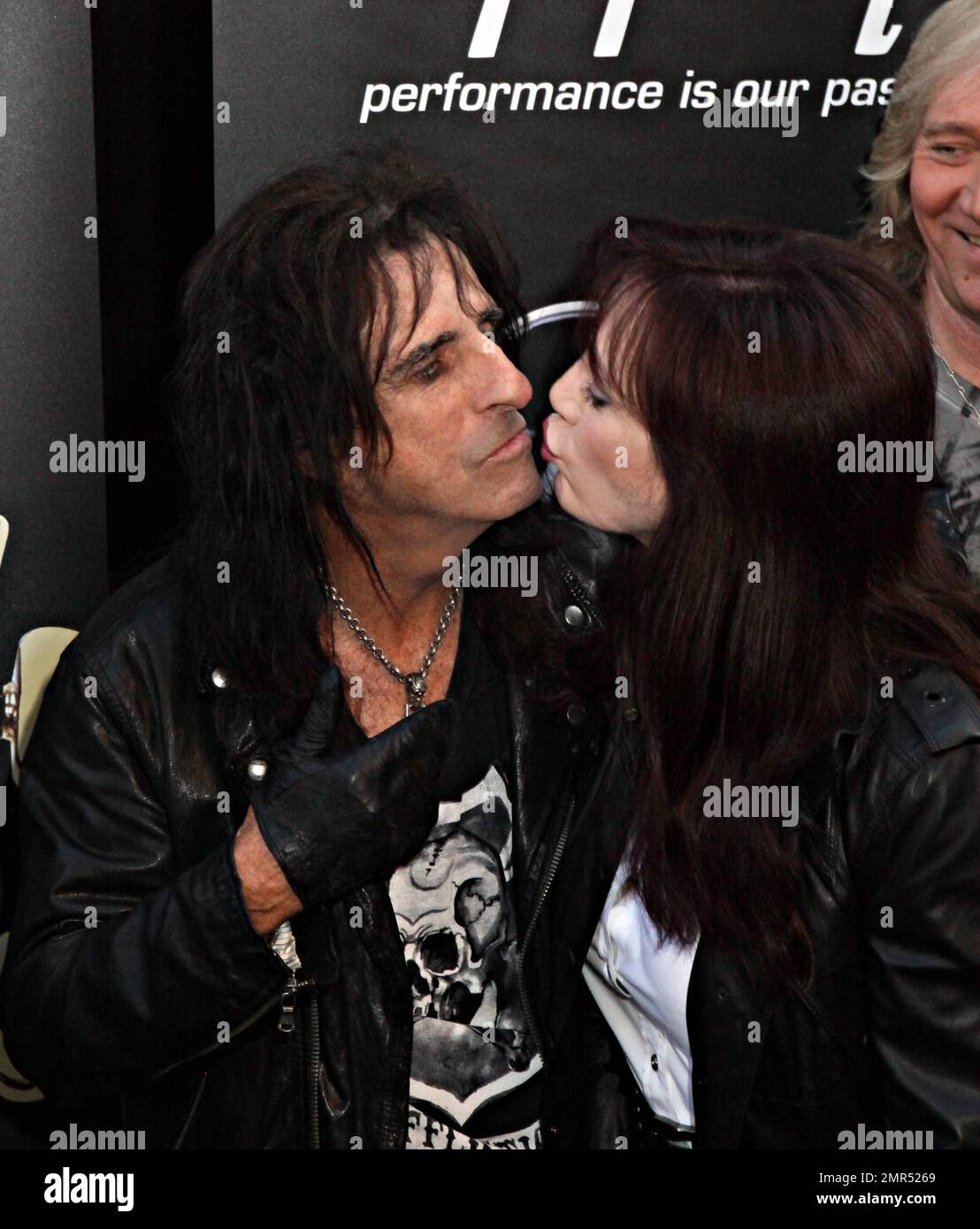 Alice cooper and his wife sheryl hi-res stock photography and images ...