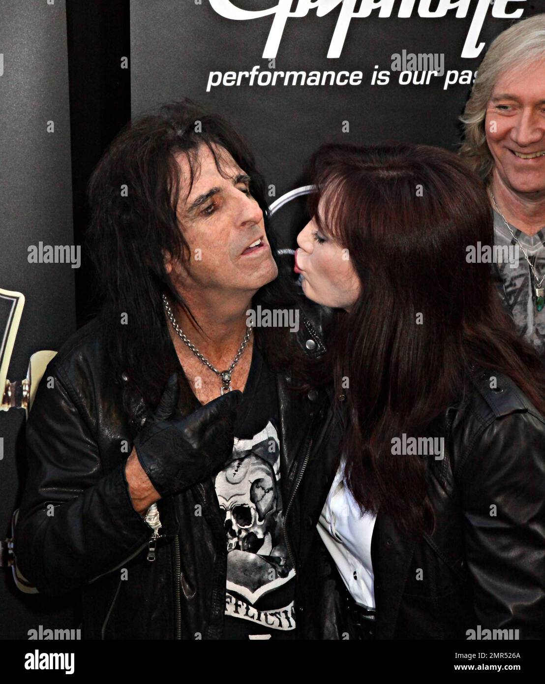 Alice cooper and his wife sheryl hi-res stock photography and images ...