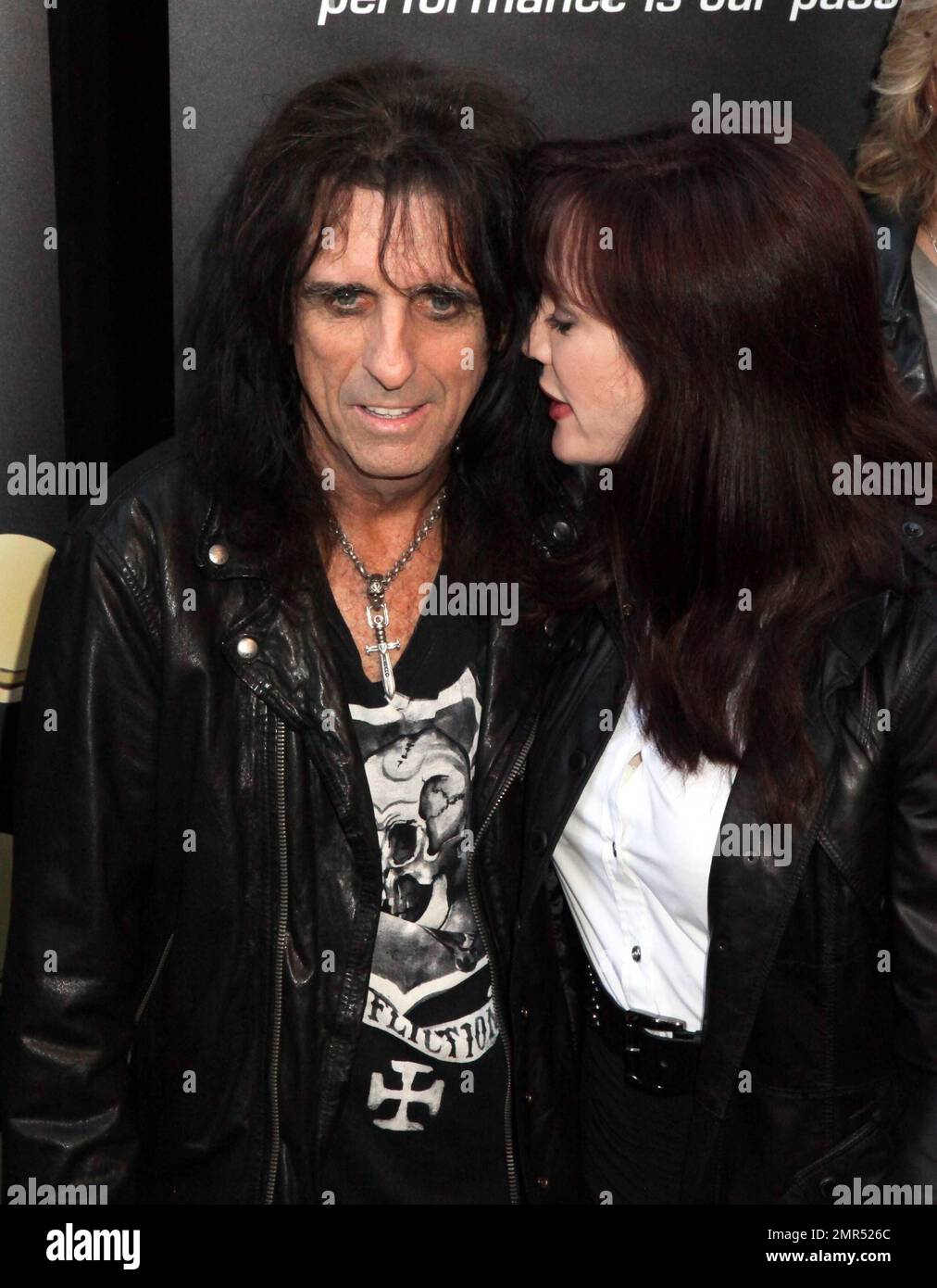 Alice cooper and his wife sheryl hi-res stock photography and images ...