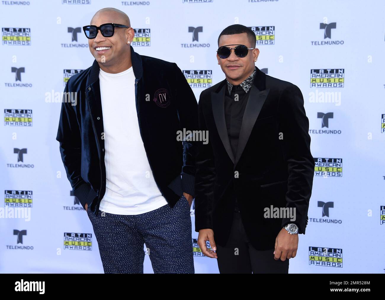 Alexander Delgado, left, and Randy Malcom Martinez of Gente De Zona ...