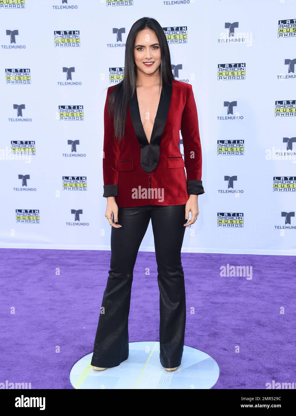Ana Lorena Sanchez arrives at the Latin American Music Awards at the ...