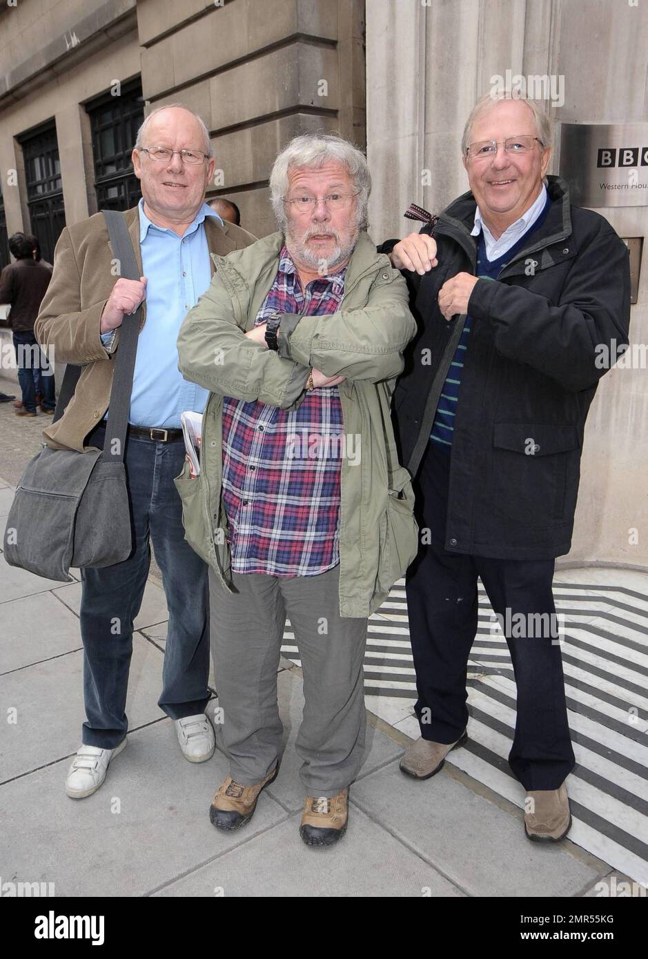 EXCLUSIVE!! 1907s television comedy trio The Goodies, consisting of Tim ...