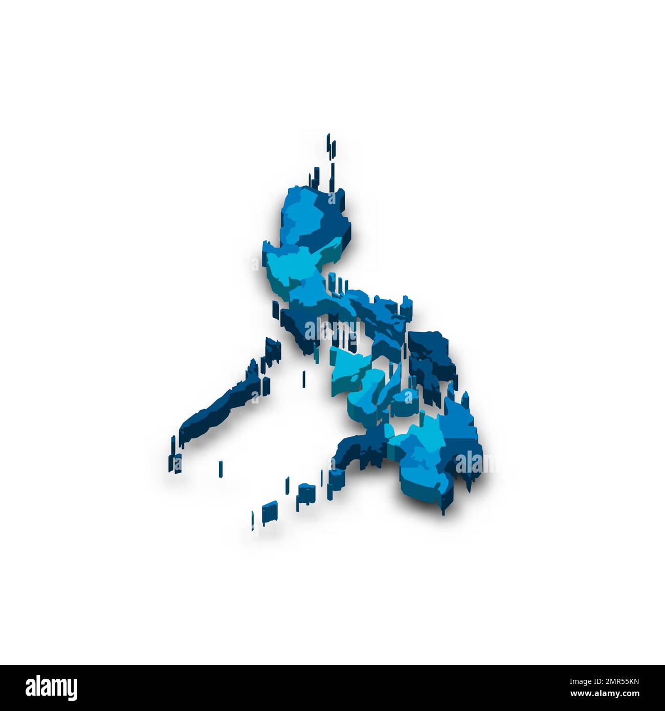 Philippines political map of administrative divisions Stock Vector ...