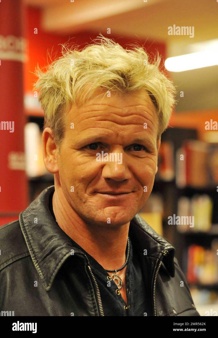 Gordon Ramsay makes an appearance at Borders in New York City to sign ...