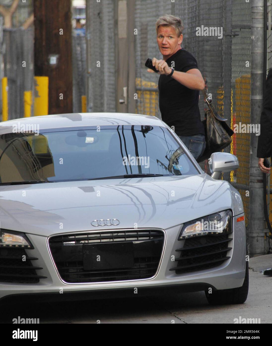 'Hell's Kitchen's' British chef Gordon Ramsay was seen arriving at the ...