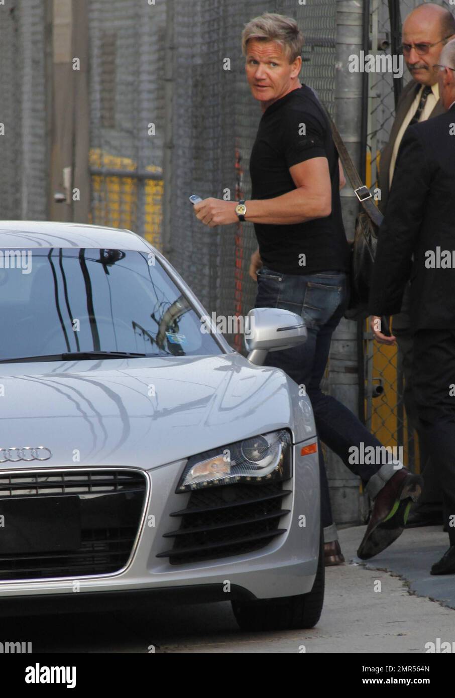 'Hell's Kitchen's' British chef Gordon Ramsay was seen arriving at the ...