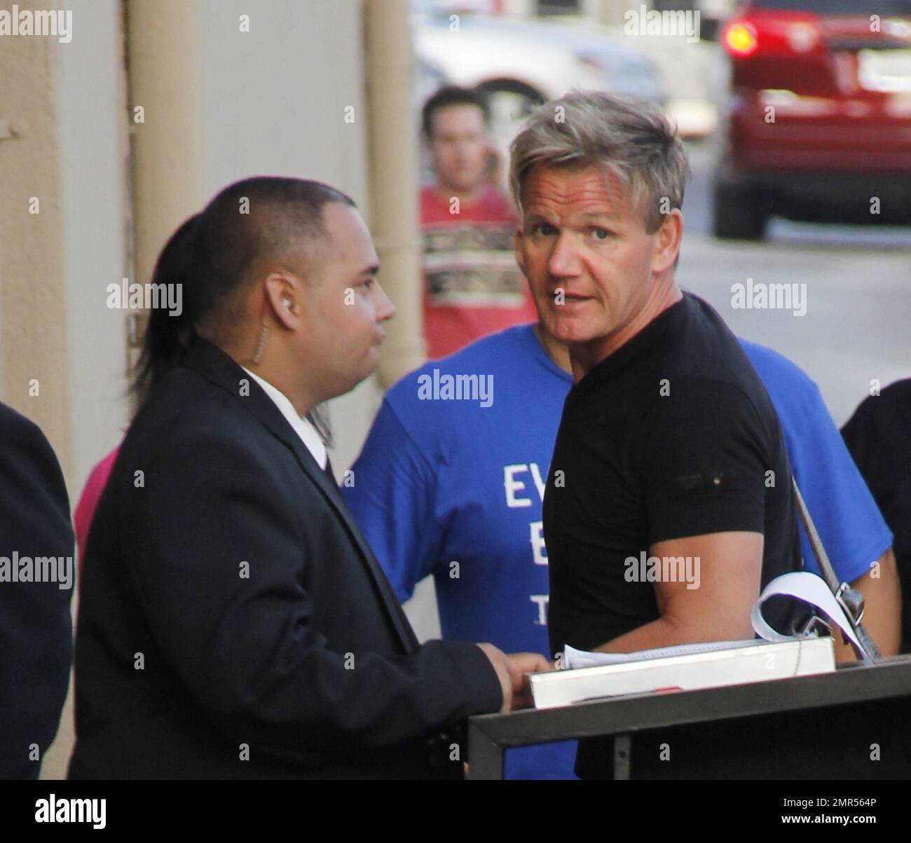 'Hell's Kitchen's' British chef Gordon Ramsay was seen arriving at the ...