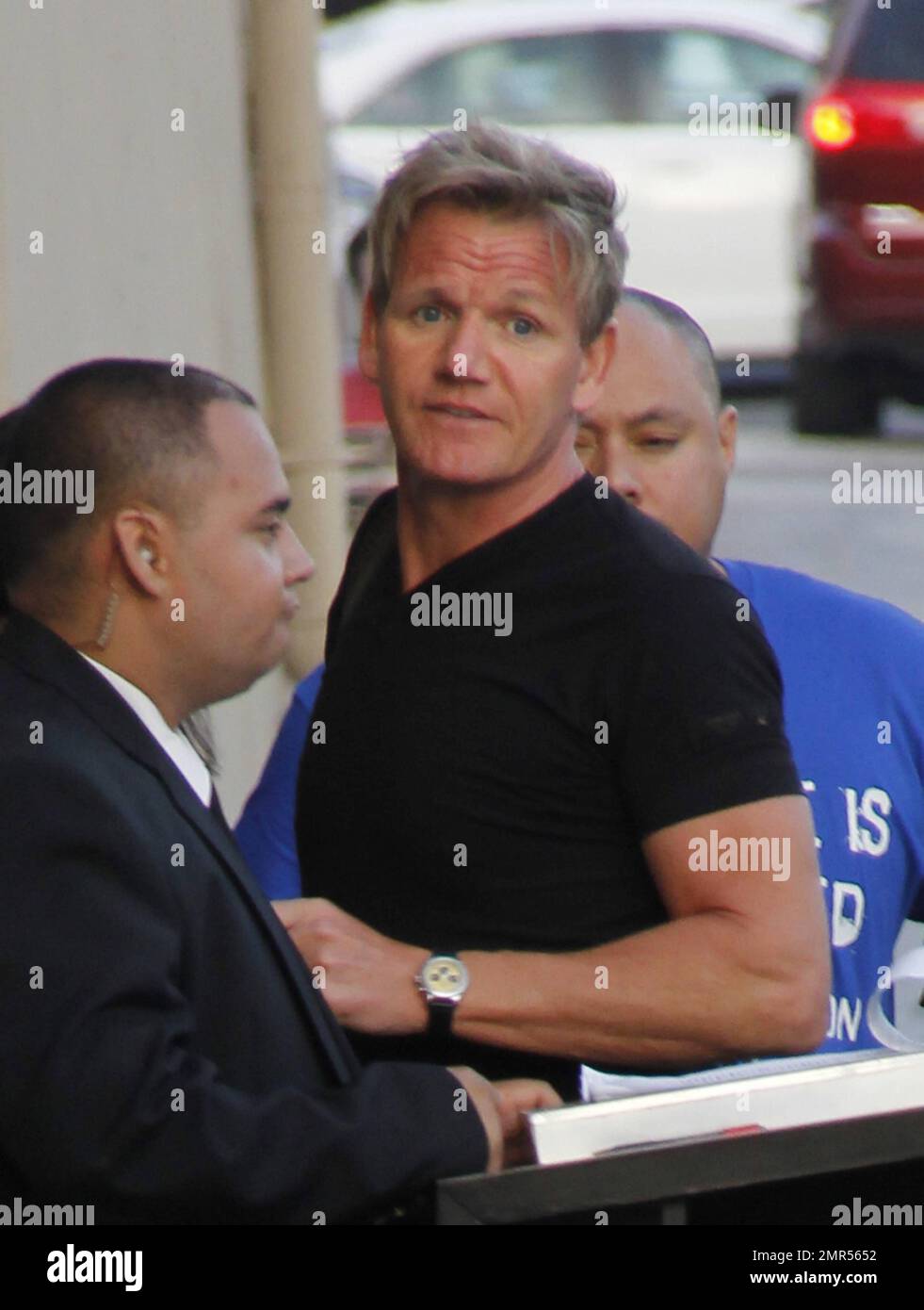 'Hell's Kitchen's' British chef Gordon Ramsay was seen arriving at the ...