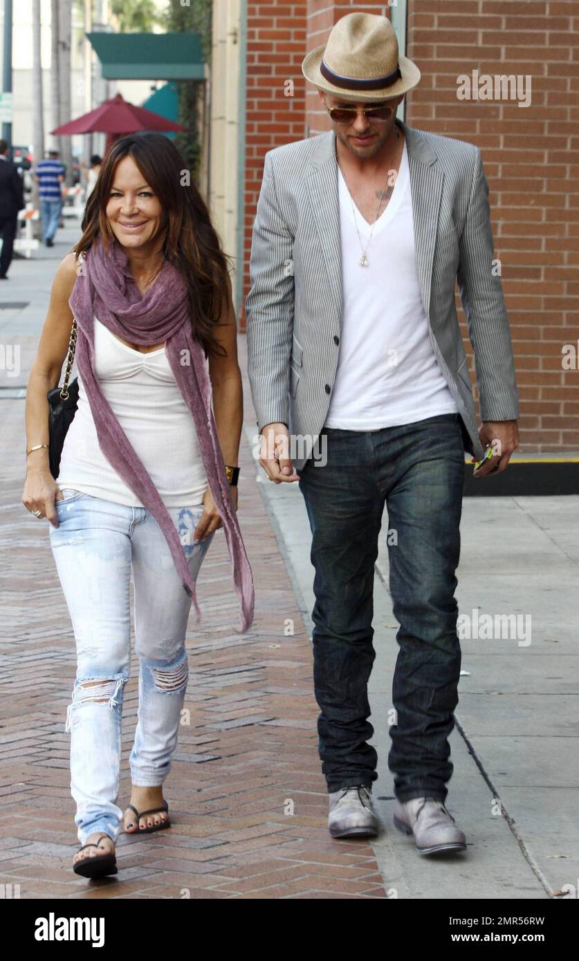 UK singer/songwriter Matt Goss and his manager and Pussycat Dolls ...