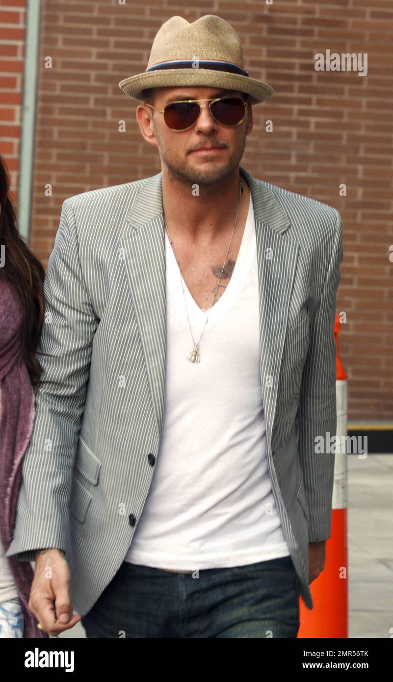 UK singer/songwriter Matt Goss and his manager and Pussycat Dolls ...