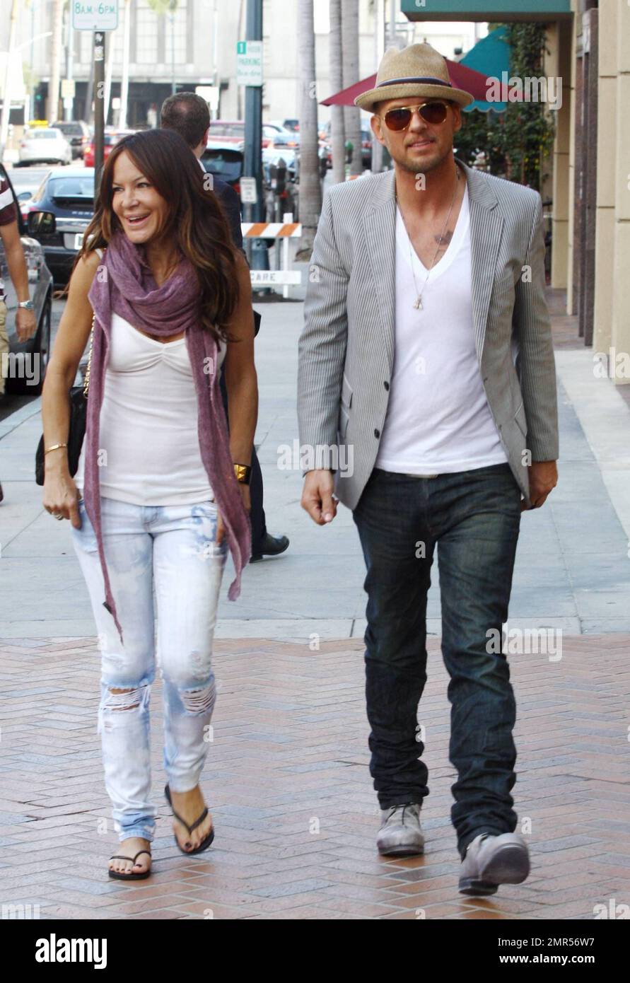 UK singer/songwriter Matt Goss and his manager and Pussycat Dolls ...