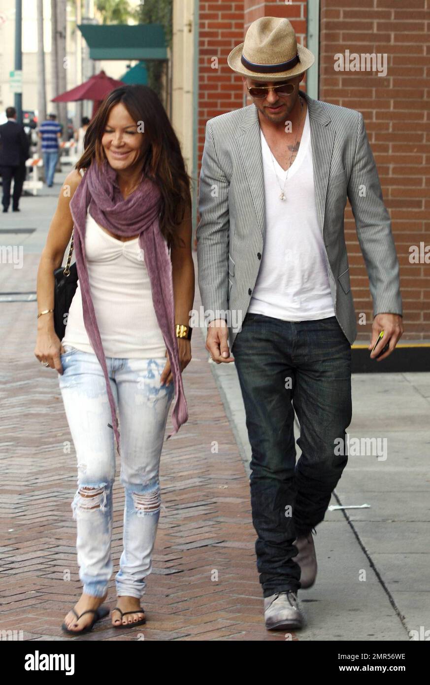 UK singer/songwriter Matt Goss and his manager and Pussycat Dolls ...