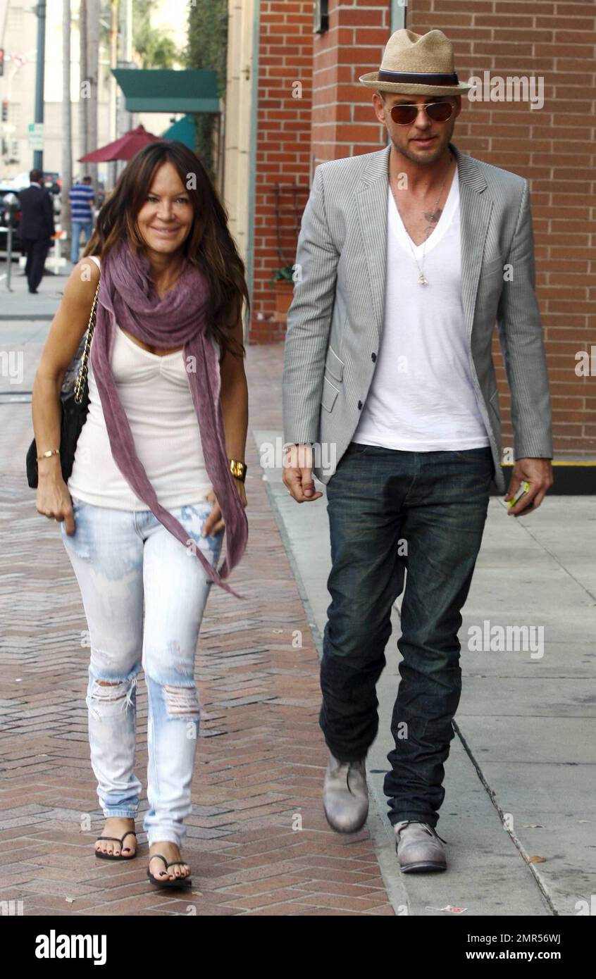 UK singer/songwriter Matt Goss and his manager and Pussycat Dolls ...