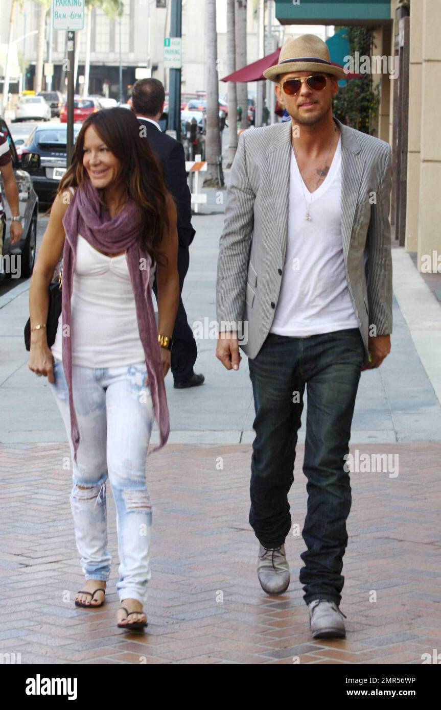 UK singer/songwriter Matt Goss and his manager and Pussycat Dolls ...