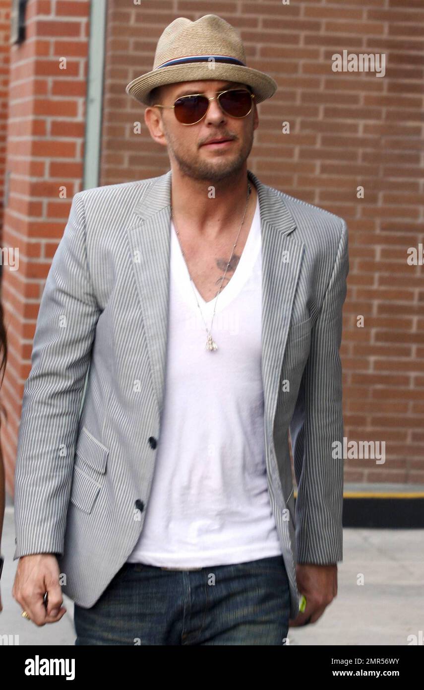 UK singer/songwriter Matt Goss and his manager and Pussycat Dolls ...