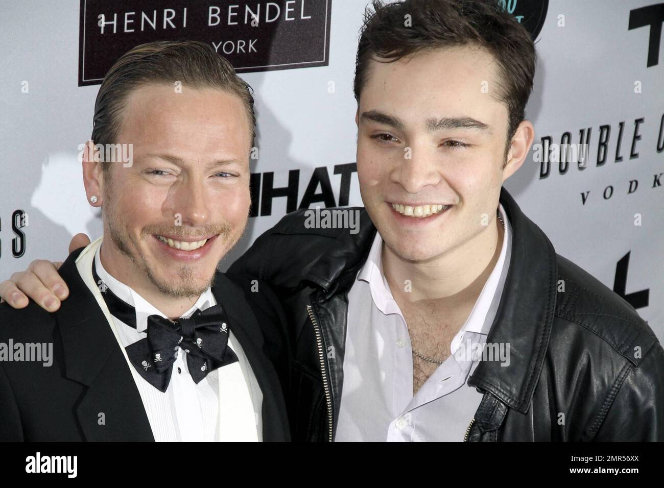 Ed Westwick and Eric Daman attends the celebration of "You Know You ...