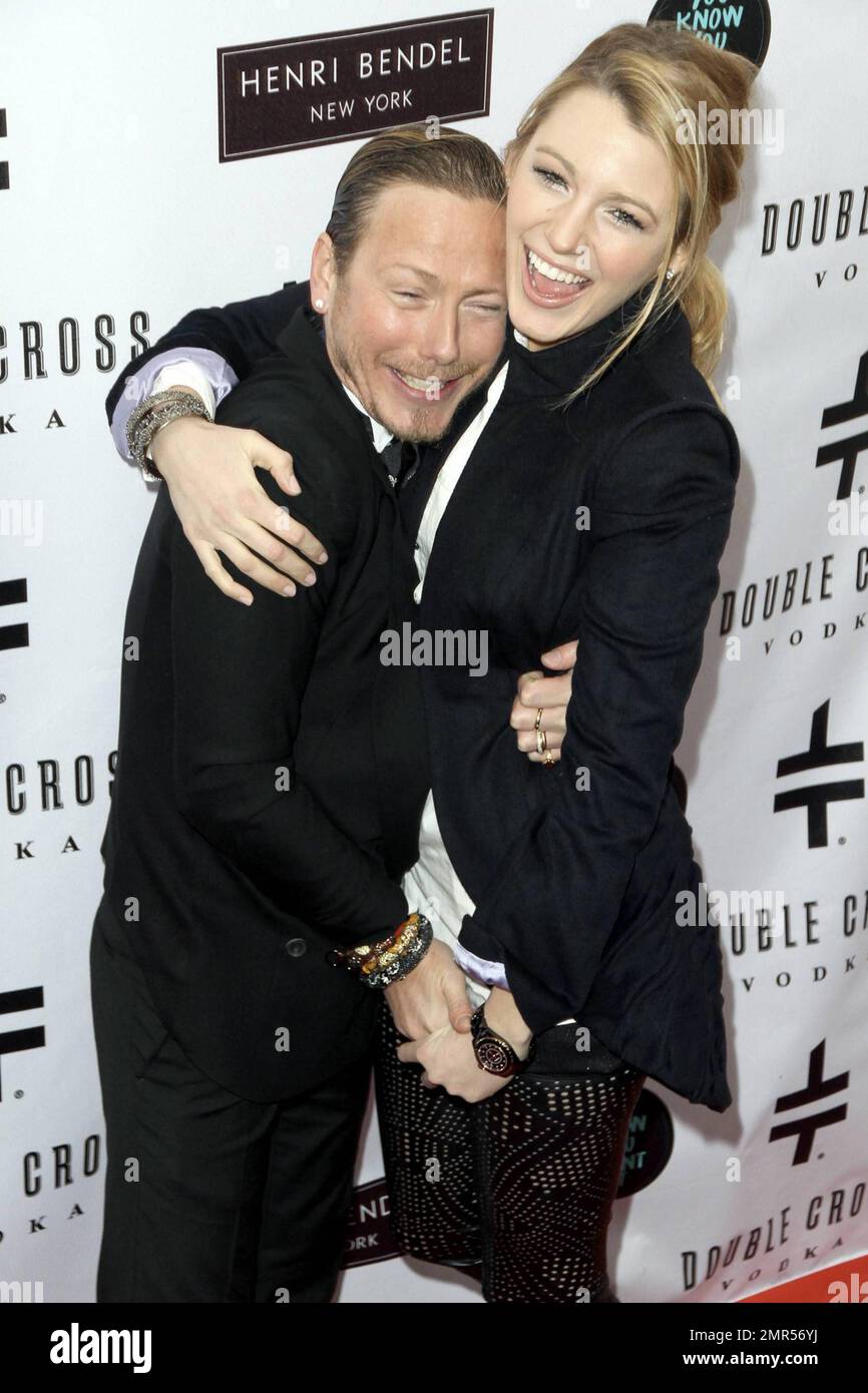 Eric Daman and Blake Lively attend the celebration of "You Know You ...