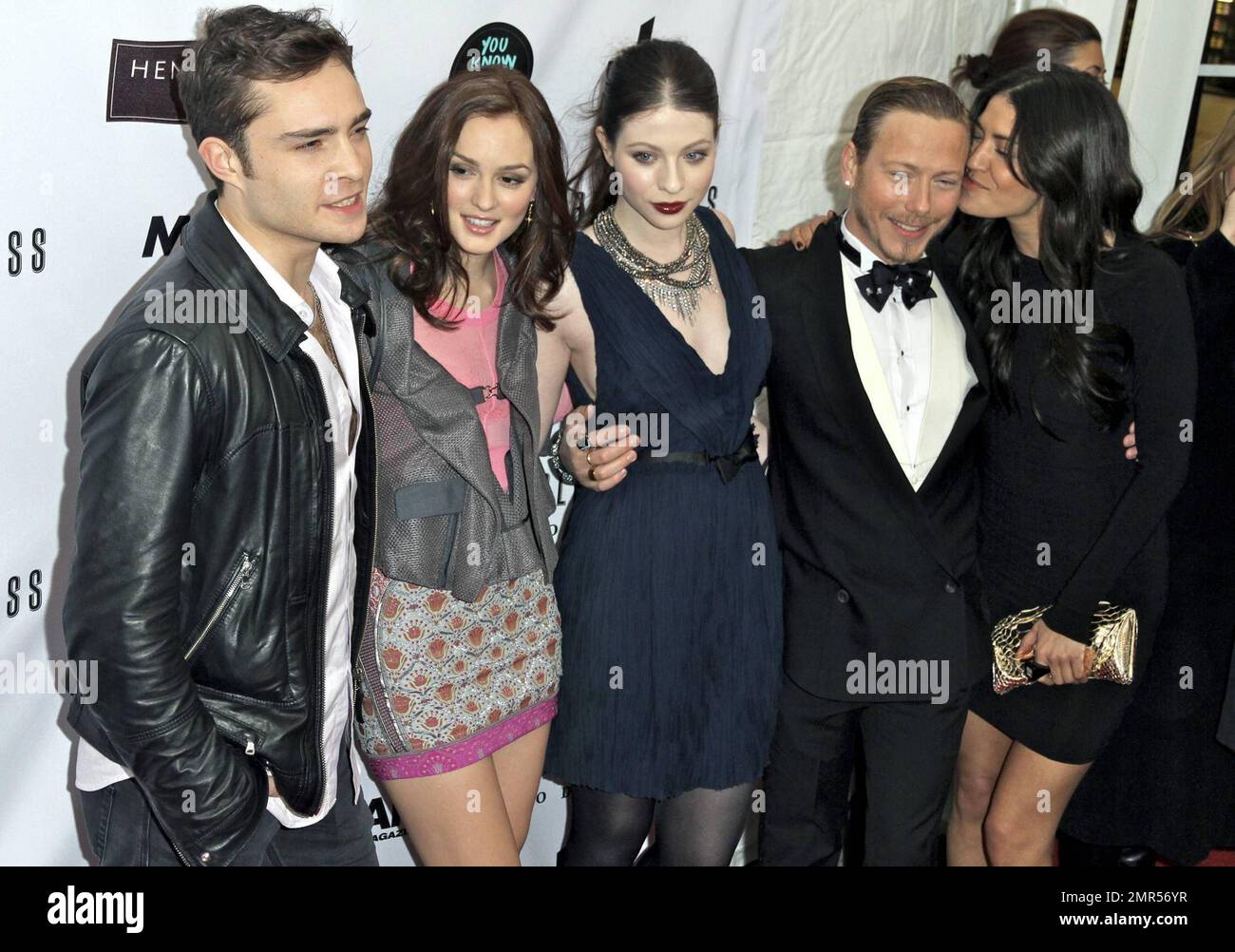 Ed Westwick, Leighton Meester, Michelle Trachtenberg, Eric Daman, and ...