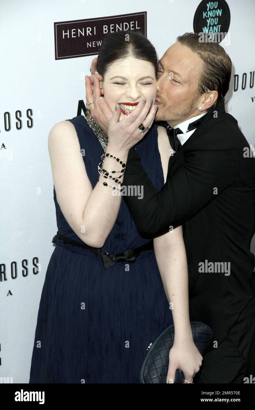 Eric Daman and Michelle Trachtenberg attend the celebration of "You ...