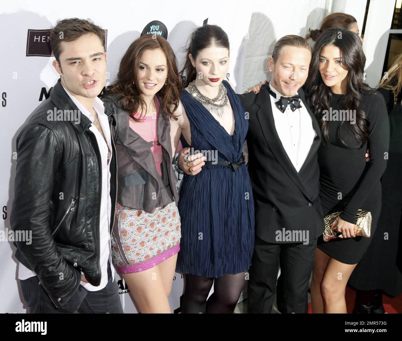 Ed Westwick, Leighton Meester, Michelle Trachtenberg, Eric Daman, and ...